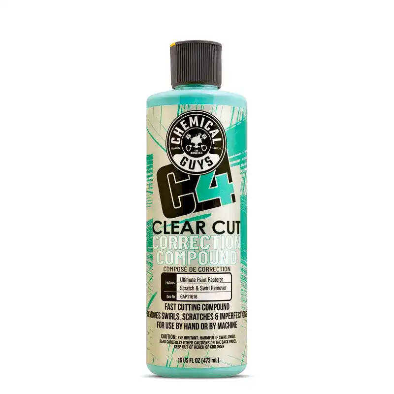 Chemical Guys C4 Clear Cut Correction Compound.